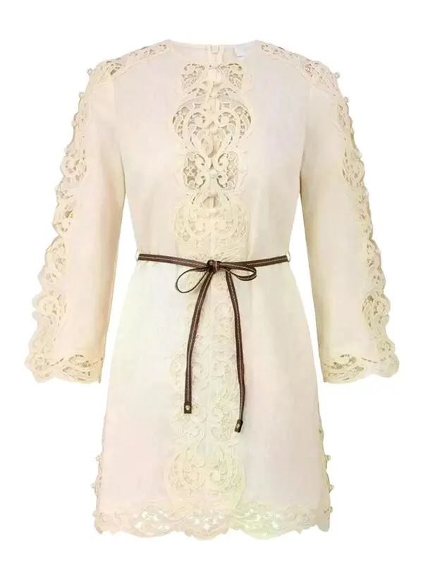 Zimmermann Belted Tunic - Neutrals