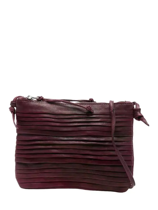 SOMMET Pleated Cross Body Bag - Red