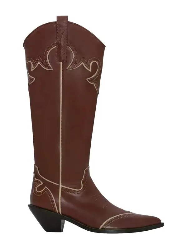 Johanna Ortiz Freedom Step Leather Boots - Brown