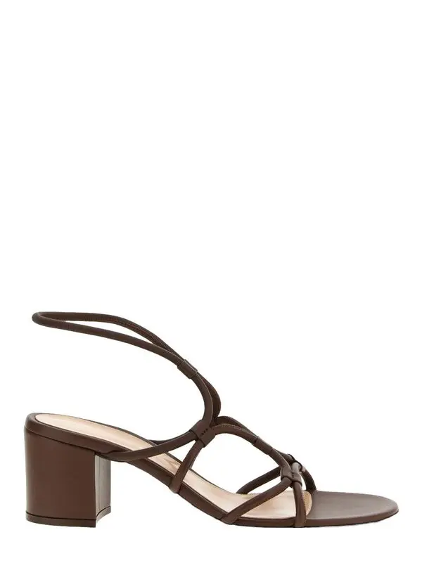 GIANVITO ROSSI G32601 Nappa Sandals - Brown
