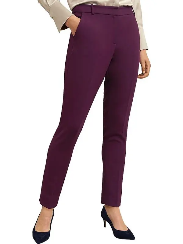 HOBBS LONDON Petite Sami Pants - Warm Plum