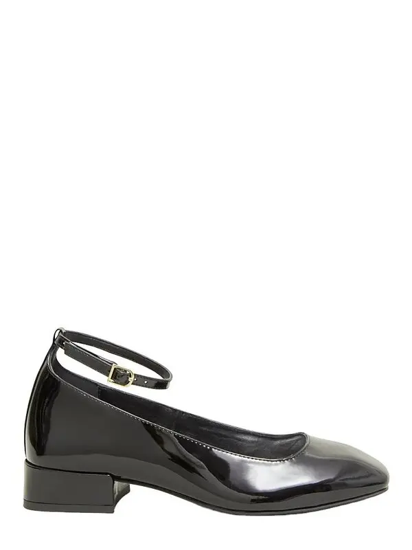 HOBBS LONDON Athena Block Heel Shoe - Black