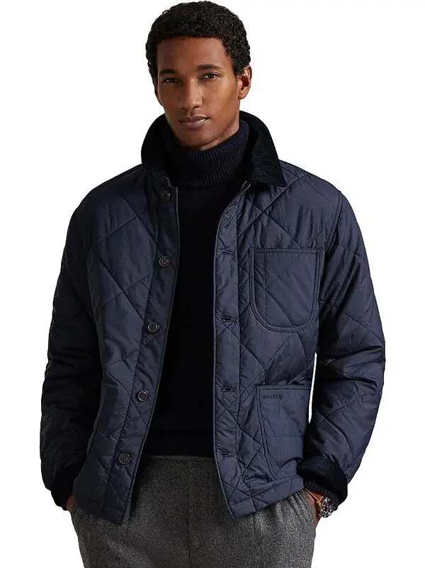 Polo Ralph Lauren The Hurston Quilted Utility Jacket - Navy