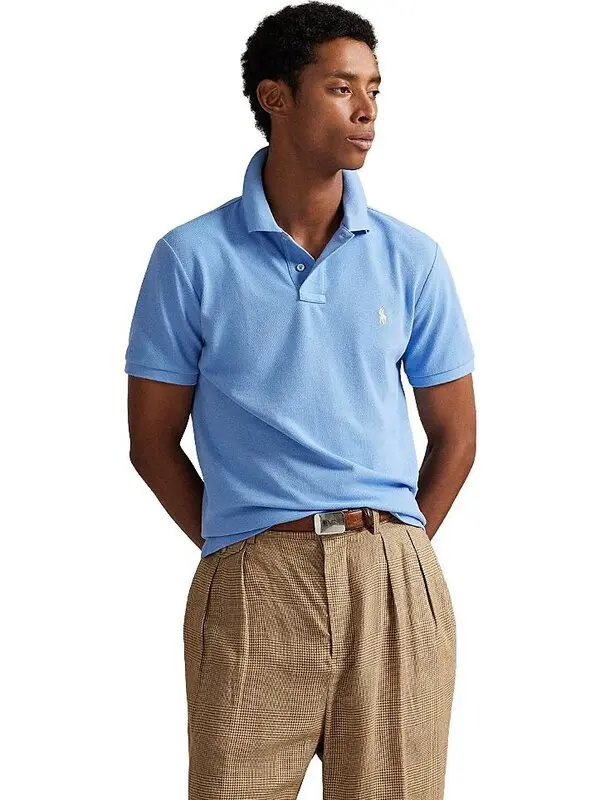 Polo Ralph Lauren The Iconic Mesh Polo Shirt - Blue