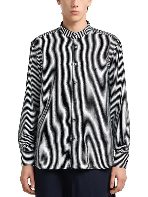 Emporio Armani Guru Collar Shirt - Multi