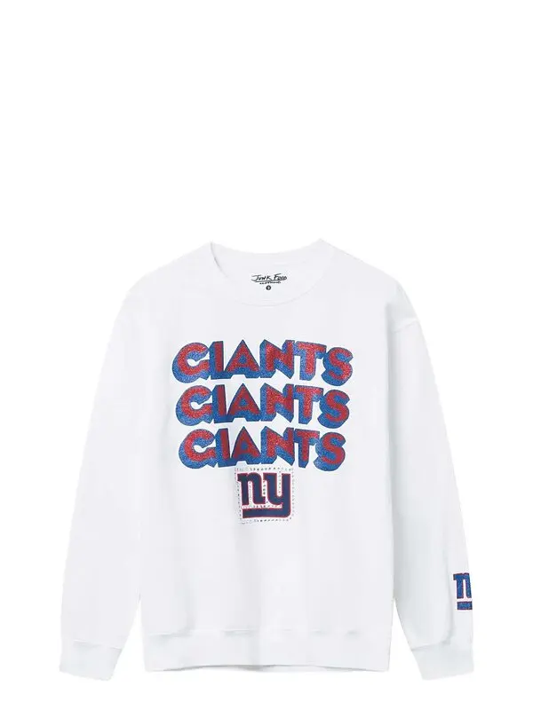 Junk Food Clothing Nfl New York Giants Fleece Sweatshirt - White