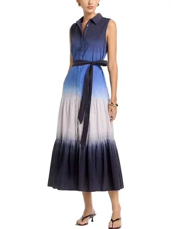 Kobi Halperin Arabella Ombre Dress - Blue Jay Multi