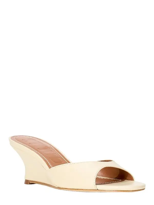 Staud Brigitte Wedge Sandals - Cream