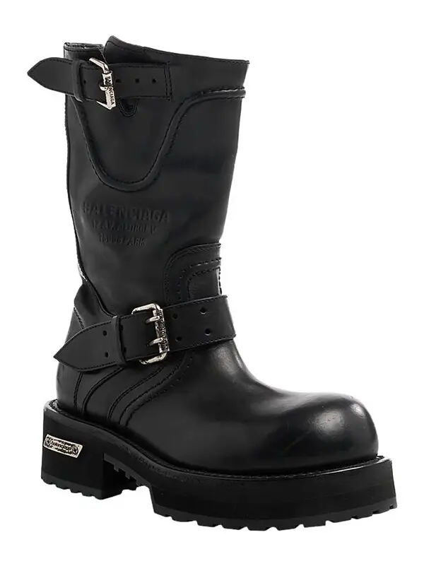 Balenciaga Venom Buckle Boots - Noir Multi
