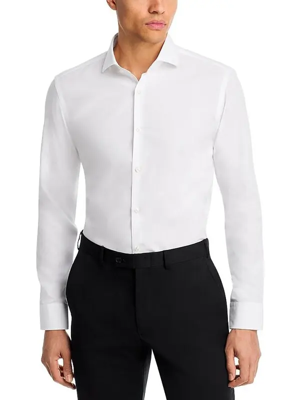 Hugo Koey Slim Fit Dress Shirt - Open White