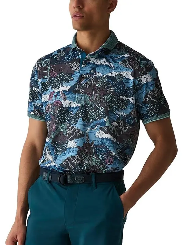 GREYSON CLOTHIERS In The Waves Polo - Shadow Multi