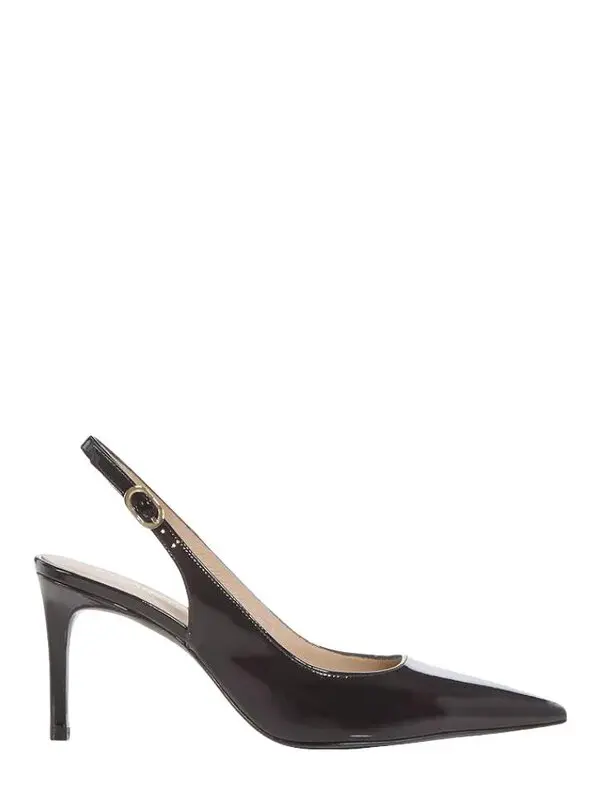 STUART WEITZMAN Power Slingback Pumps - Black Patent