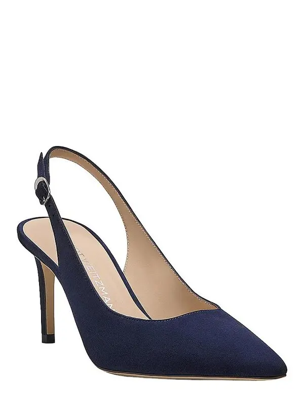 STUART WEITZMAN Power Slingback Pumps - Stormy Blue