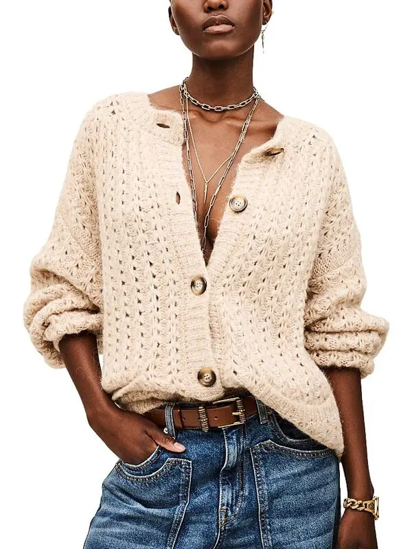 Ba&sh Bosic Cardigan - Beige