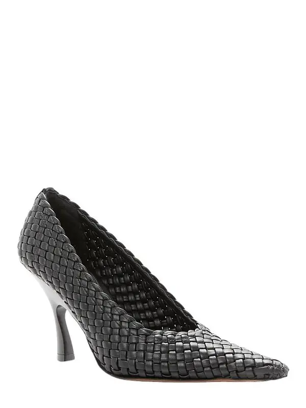 Stella McCartney Elsa Woven Pumps - Black