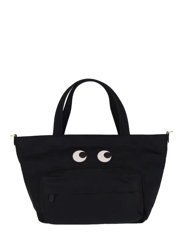 ANYA HINDMARCH E/w Eyes Mini Tote Bag - Black