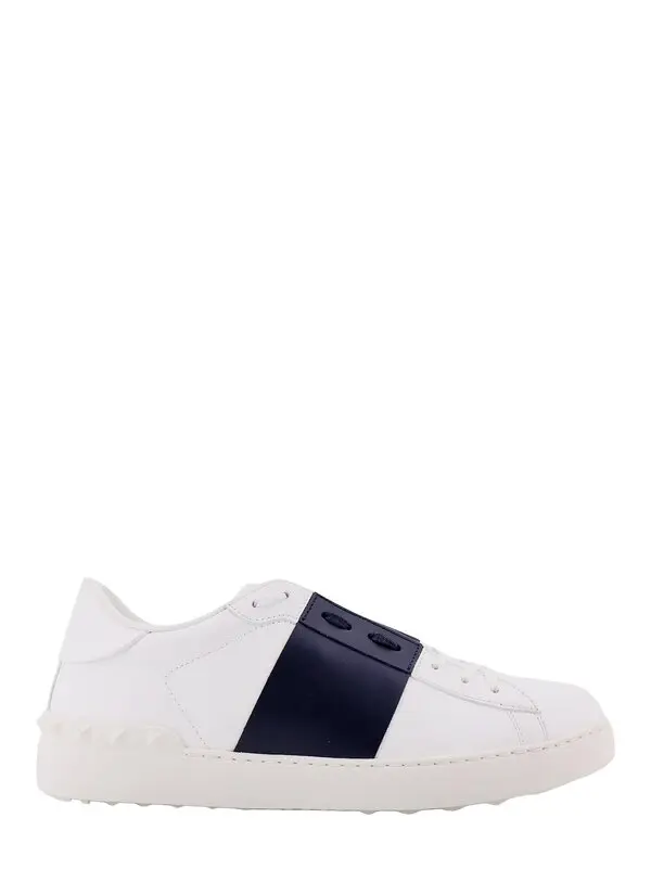 Valentino Garavani Open Leather Sneakers - White