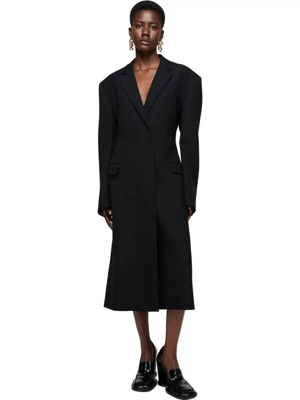 Acne Studios Double-breasted Wool Coat - Black