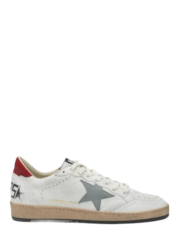 Golden Goose Ball Star Leather Sneakers - White