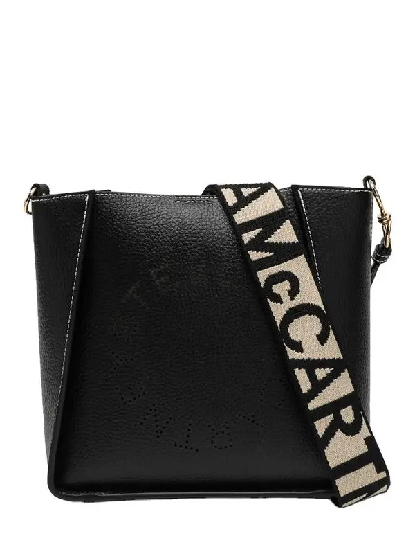 Stella McCartney Crossbody Bag With Logo - Black