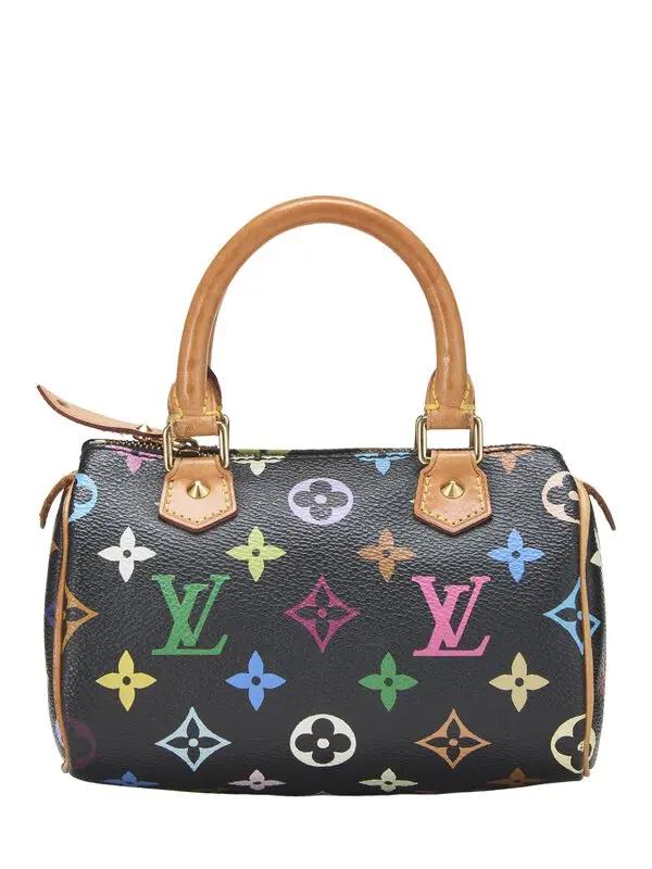 LOUIS VUITTON Takashi Murakami X Monogram Multicolore Hl Speedy Mini - Black