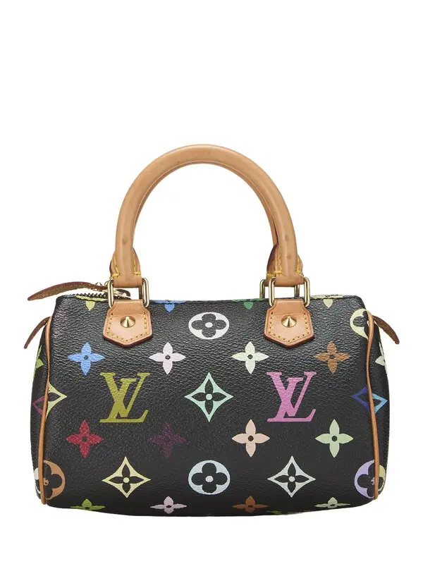 LOUIS VUITTON Takashi Murakami X Monogram Multicolore Hl Speedy Mini - Black