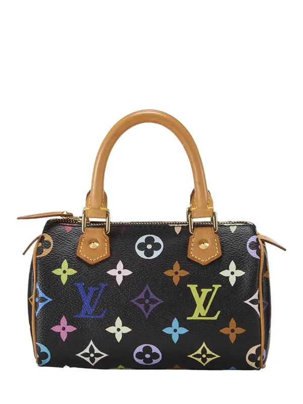 LOUIS VUITTON Takashi Murakami X Monogram Multicolore Hl Speedy Mini - Black