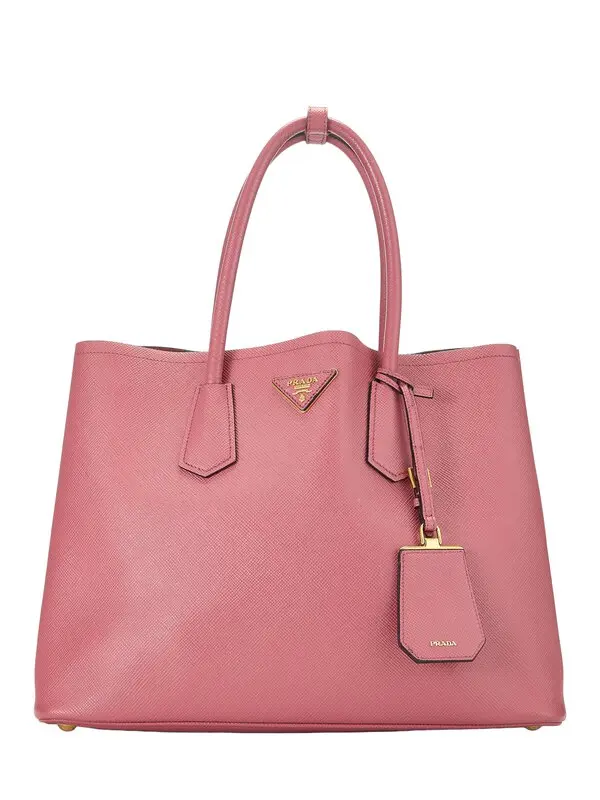 Prada Saffiano Leather Double Bag - Pink