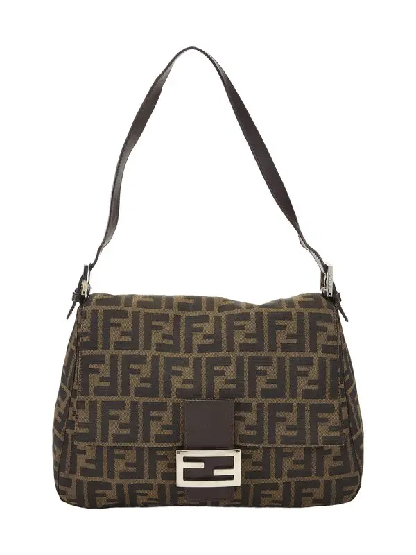 Fendi Zucca Mama Shoulder Bag - Brown