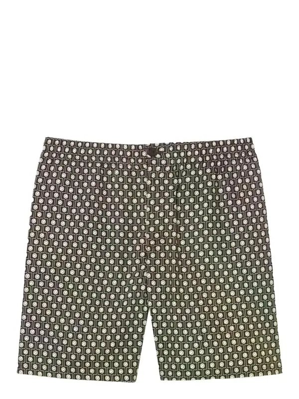 Lacoste Patterned Shorts - Brown