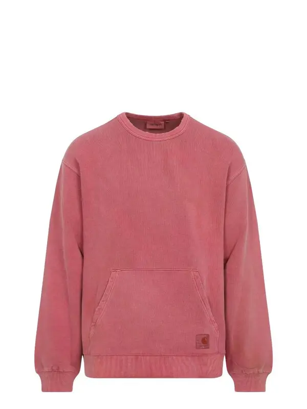 Carhartt Work In Progress Torion Logo-patch Sweatshirt - Pink