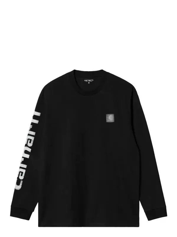 Carhartt Work In Progress Archive Script Long-sleeve T-shirt - Black