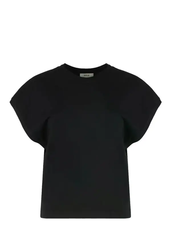 AGOLDE Cotton T-shirt - Black
