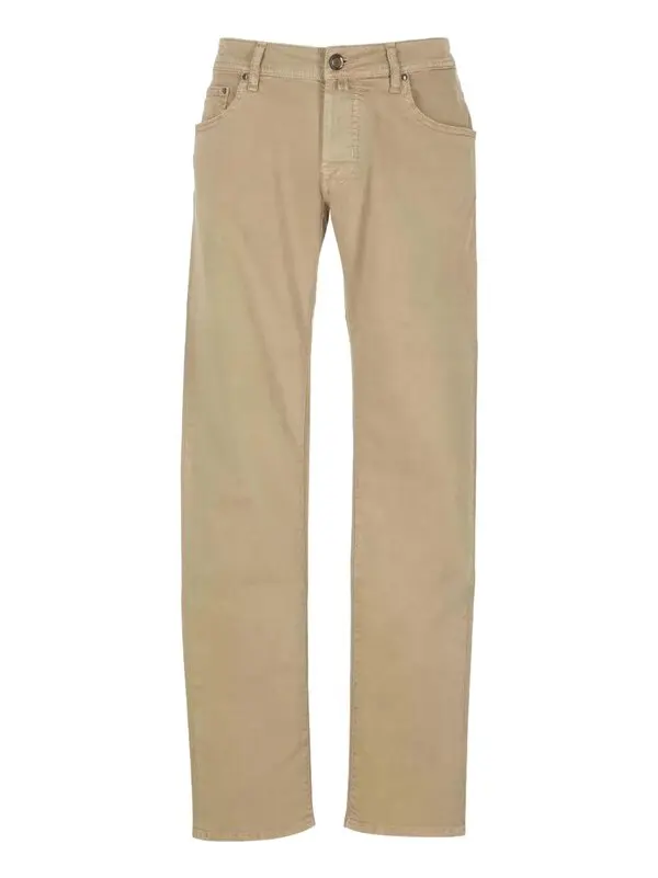 Jacob Cohen Buttoned Jeans - Neutrals