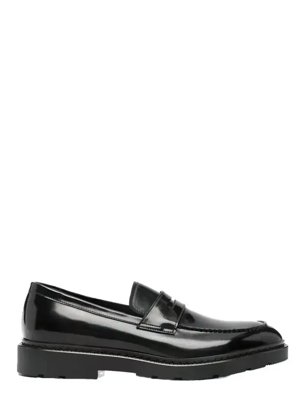 Fratelli Rossetti Patent-finish Loafers - Black