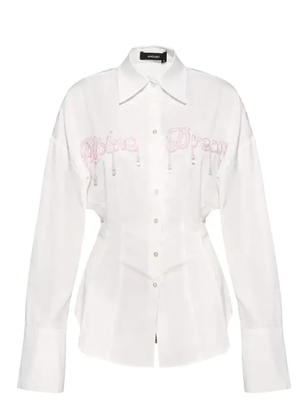 ANOUKI Embellished Shirt - White
