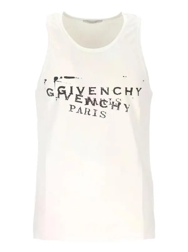 Givenchy Logo-print Tank Top - White