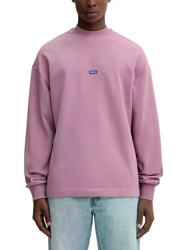 Hugo Logo-patch Sweatshirt - Pink