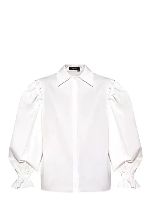 ANOUKI Ruffled-detail Shirt - White
