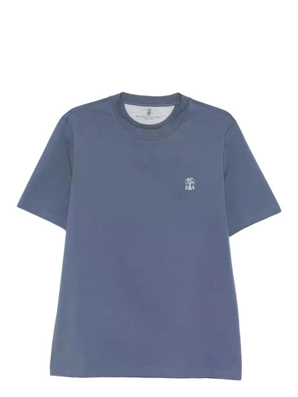 Brunello Cucinelli Short-sleeve T-shirt - Blue