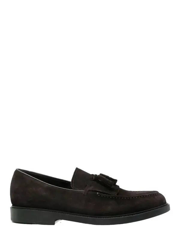 Fratelli Rossetti Tassel-detail Suede Loafers - Brown