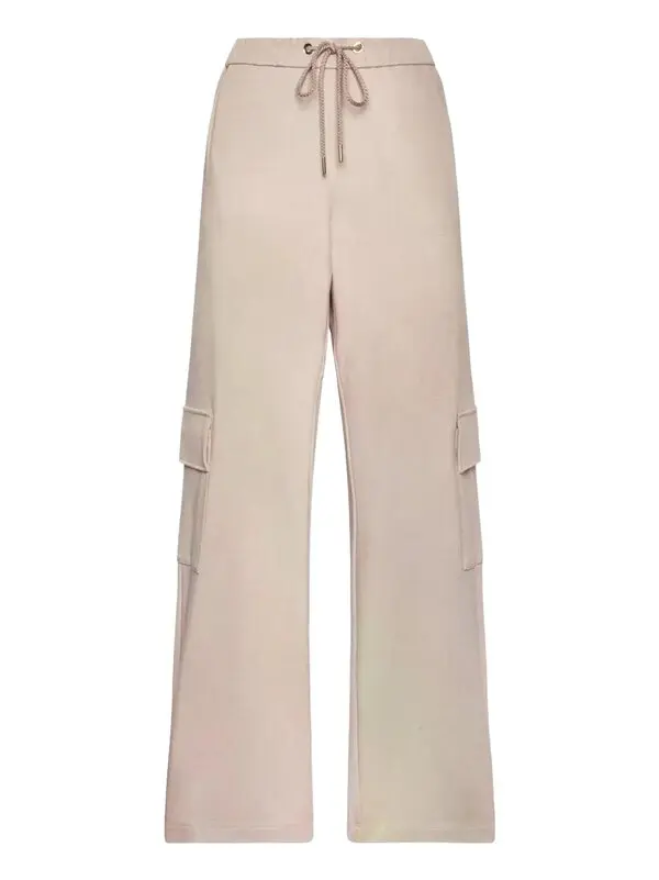 ELENA MIRO` Drawstring Pocket Trousers - Neutrals