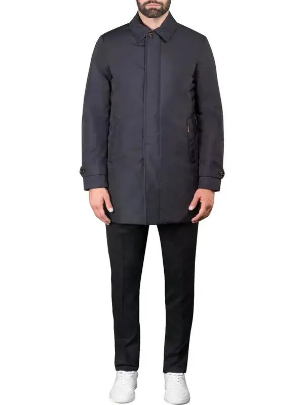 MOORER Vitali-se1 Zip-up Coat - Blue