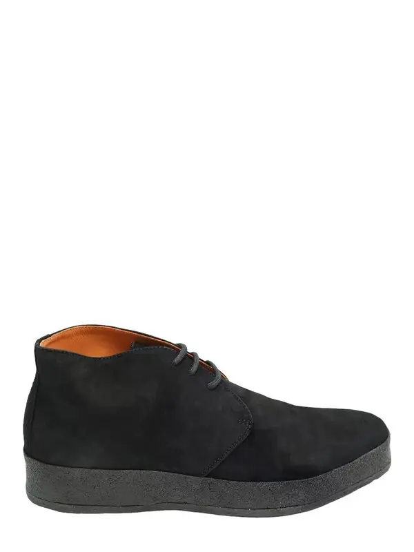 ANDREA VENTURA FIRENZE Lace-up Suede Desert Boots - Black