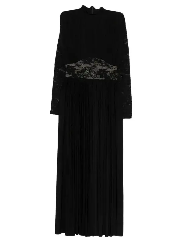 Zimmermann Rebellion Lace-insert Maxi Dress - Black