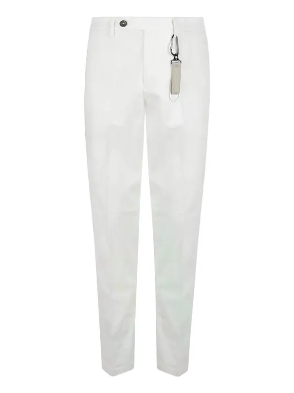 MANUEL RITZ Carabiner-detail Trousers - White