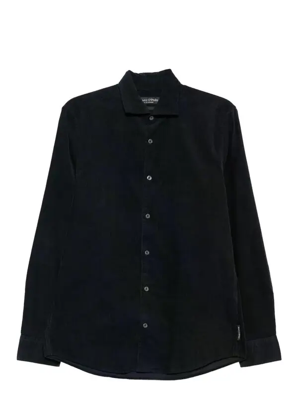 Marc O'polo Buttoned Corduroy Shirt - Blue