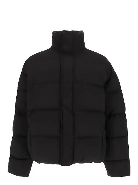 Balenciaga Bb Logo Down Jacket - Black/white