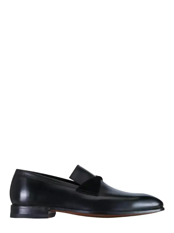 Bontoni Leather Loafers - Black