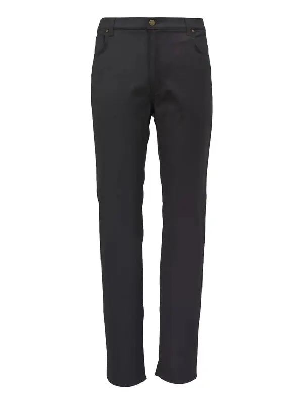 MAURIZIO BALDASSARI Button-fastening Five-pocket Trousers - Grey